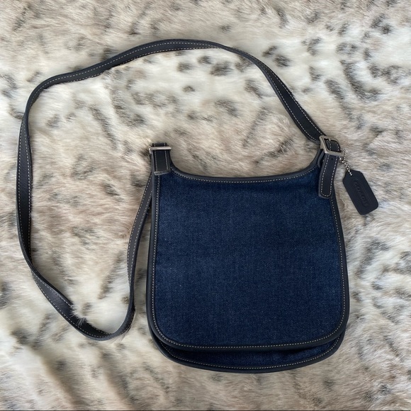 Coach | Bags | Euc Coach Denim Crossbody | Poshmark
